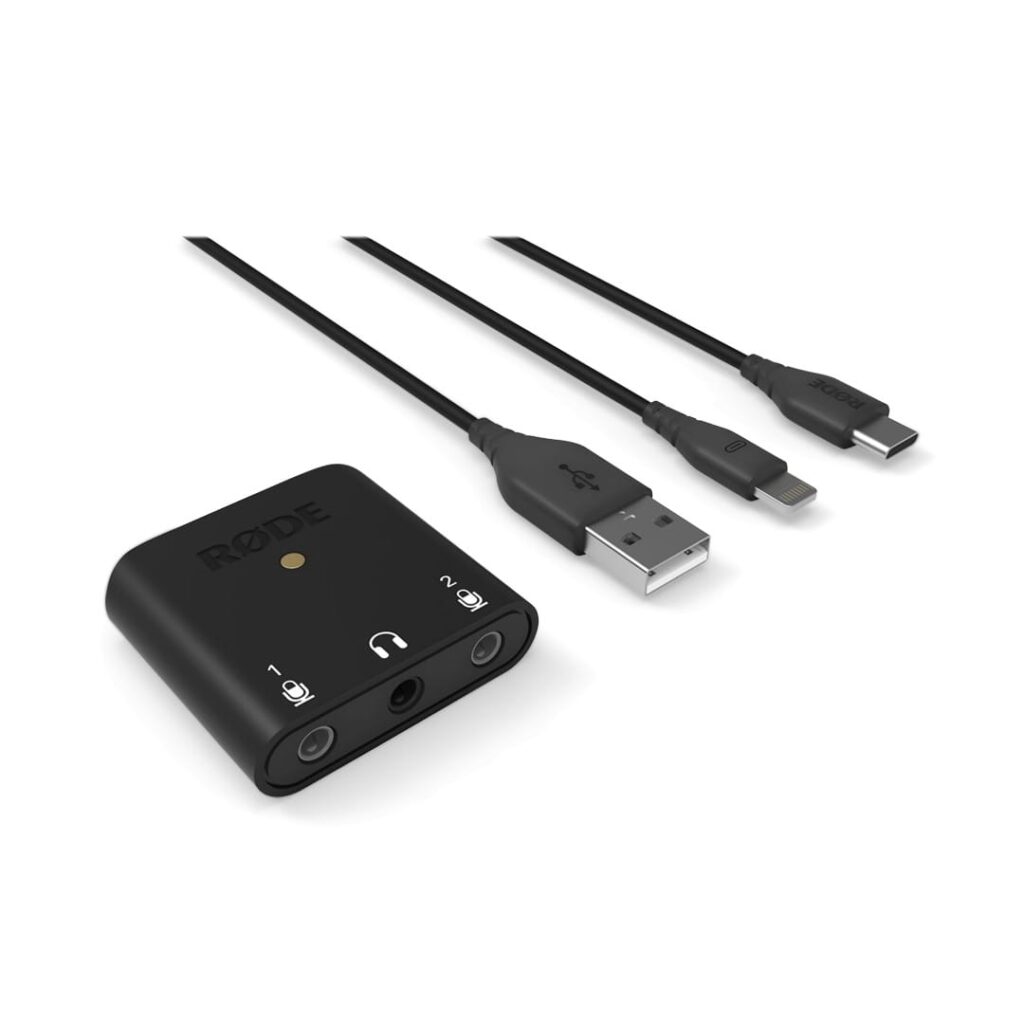 RODE AI-Micro with 2 stereo matched Clippy Microphones for iPhone and ...